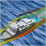 Ship Aerodynamics - Flow Simulation